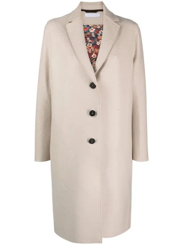Harris Wharf London Wool Coat - Neutrals