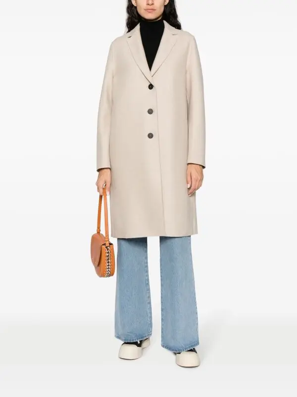 Harris Wharf London Wool Coat - Neutrals