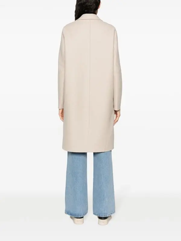 Harris Wharf London Wool Coat - Neutrals