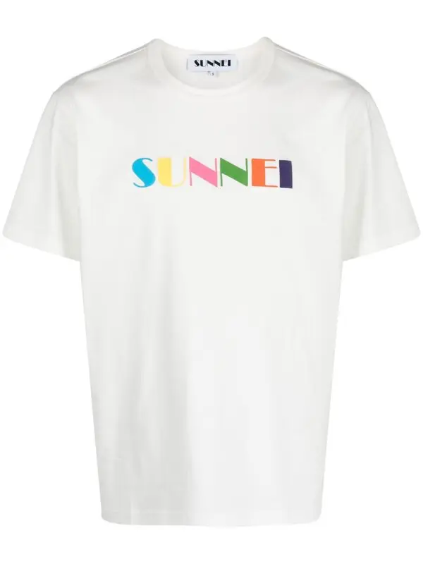 Sunnei Logo-print Organic-cotton T-shirt