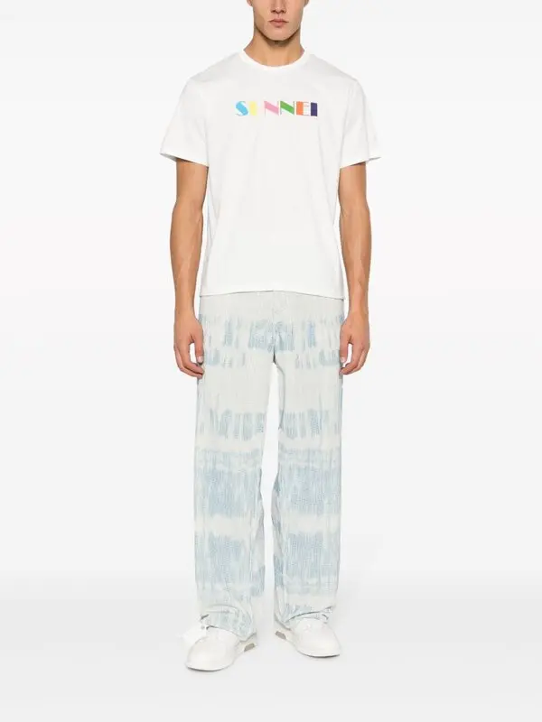Sunnei Logo-print Organic-cotton T-shirt