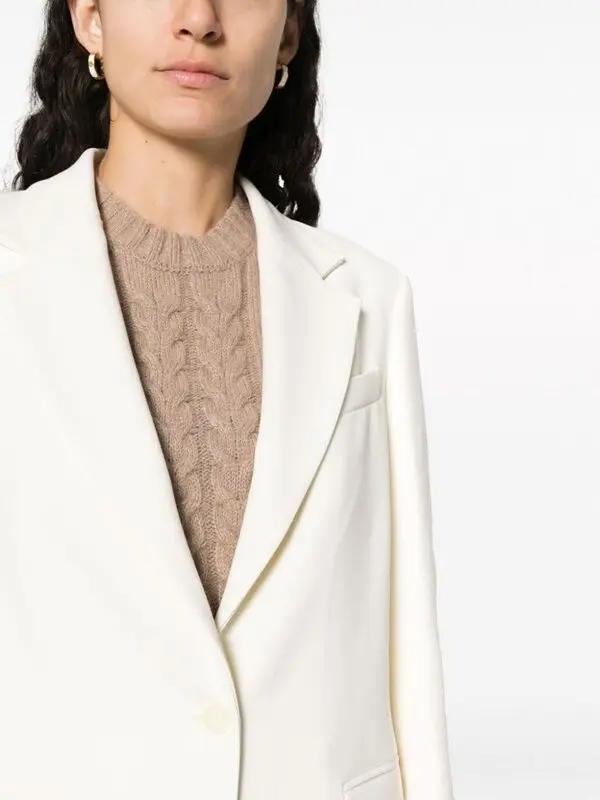 P.a.r.o.s.h Single-breasted Blazer - White
