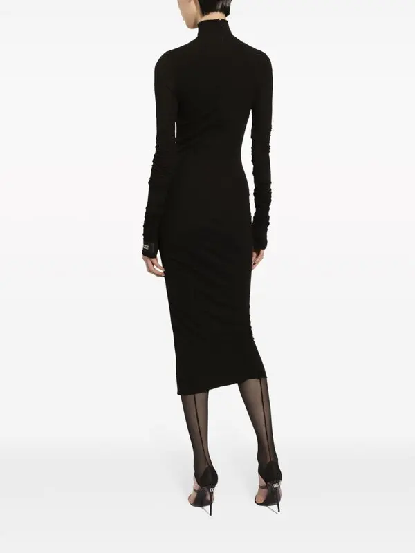 Dolce & Gabbana Midi Lace-panel Dress