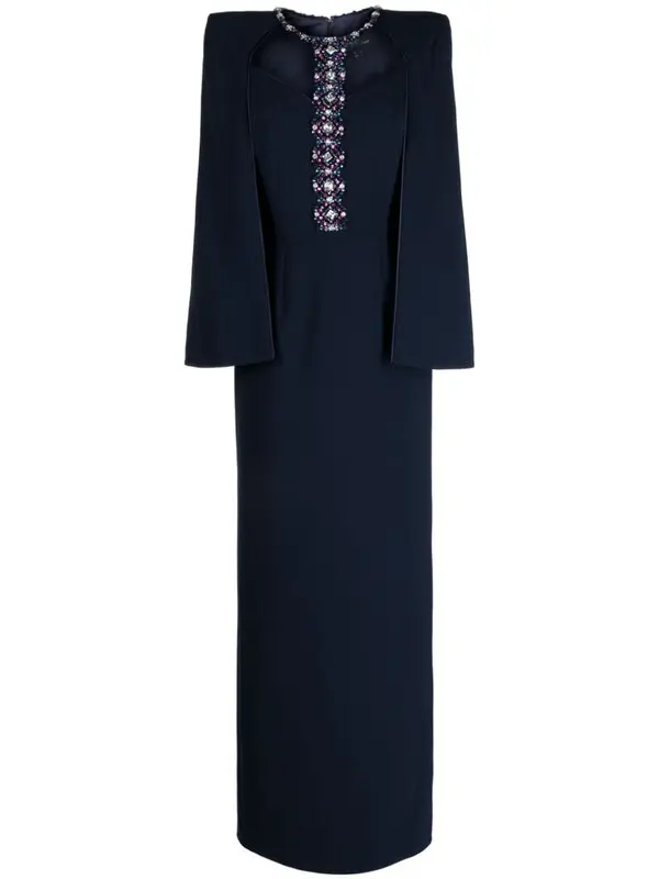 Jenny Packham Lucille Crystal-embellished Dress