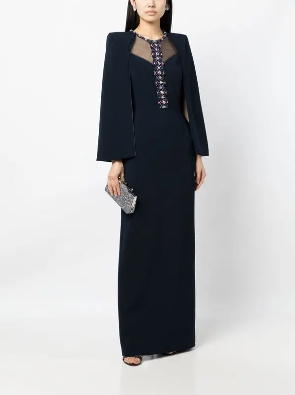 Jenny Packham Lucille Crystal-embellished Dress
