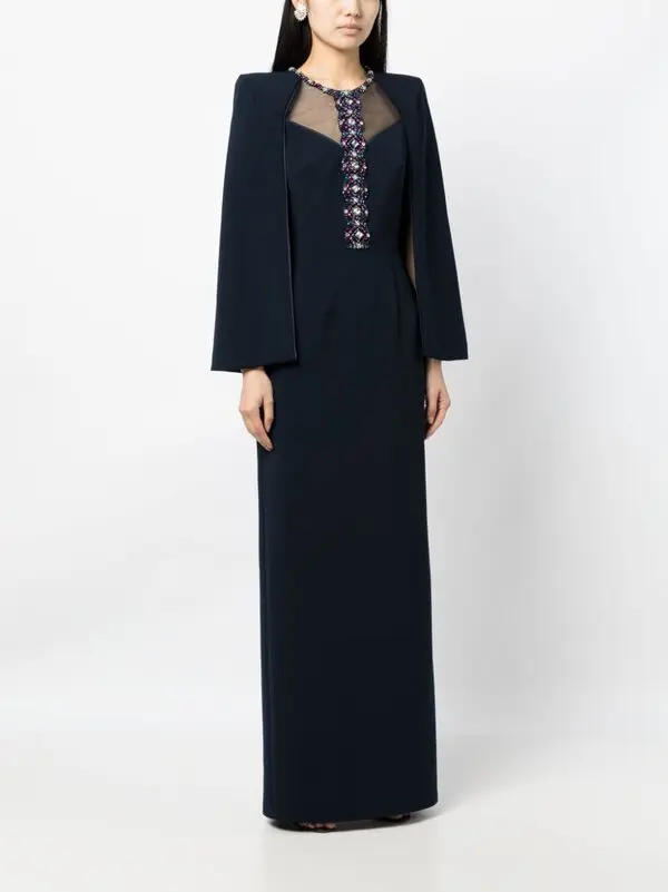 Jenny Packham Lucille Crystal-embellished Dress