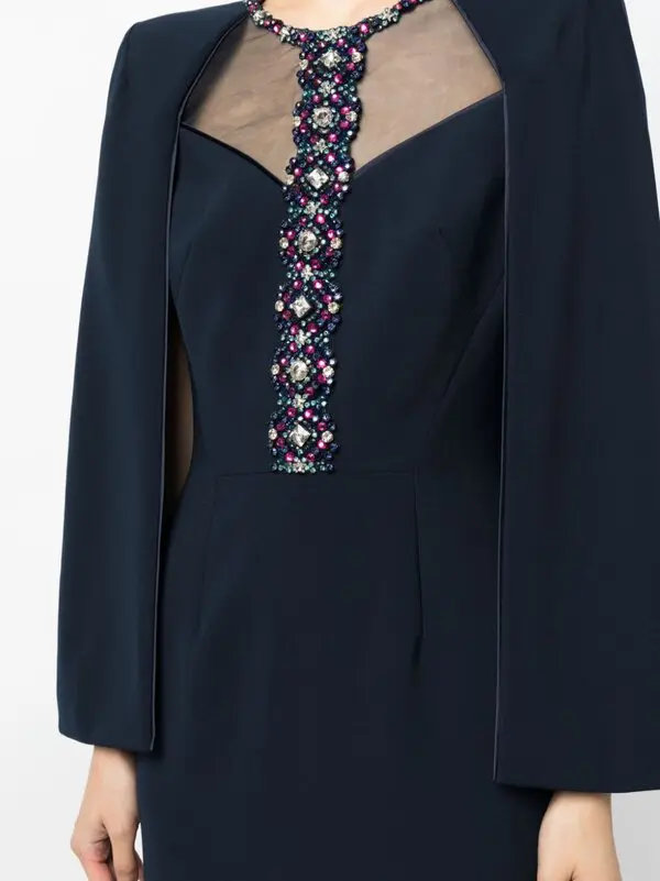Jenny Packham Lucille Crystal-embellished Dress