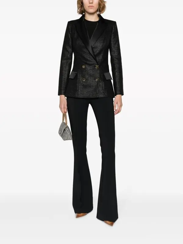 Elisabetta Franchi Double-breasted Blazer - Black