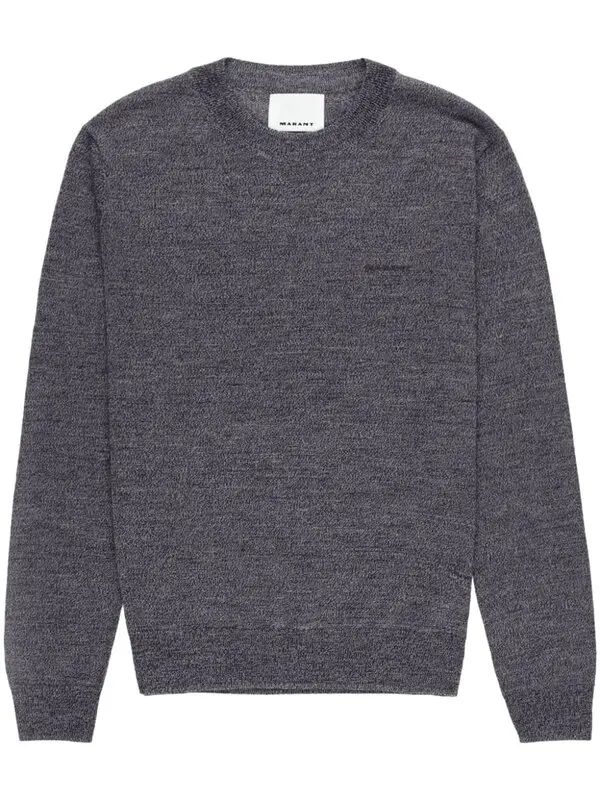 MARANT Basile Merino-wool Sweater - Grey
