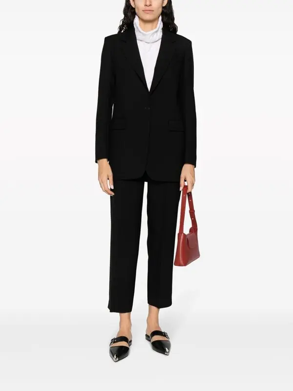 P.a.r.o.s.h Tapered-leg Tailored Trousers - Black