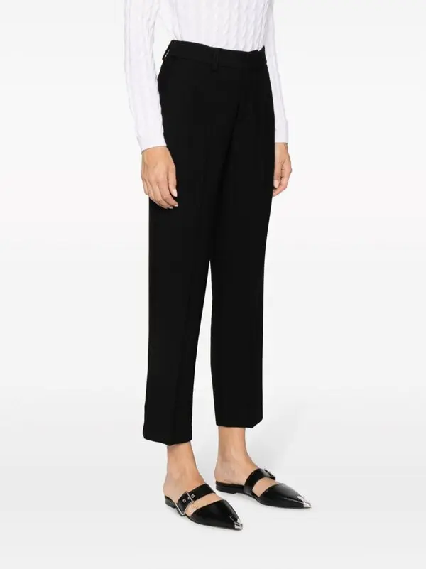 P.a.r.o.s.h Tapered-leg Tailored Trousers - Black