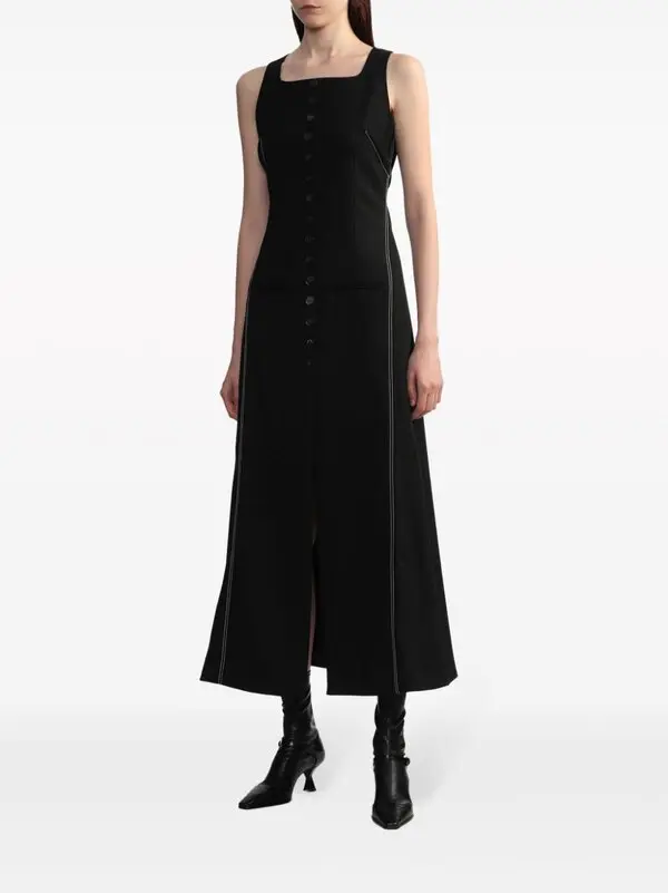 MARINE SERRE Flared Midi Dress