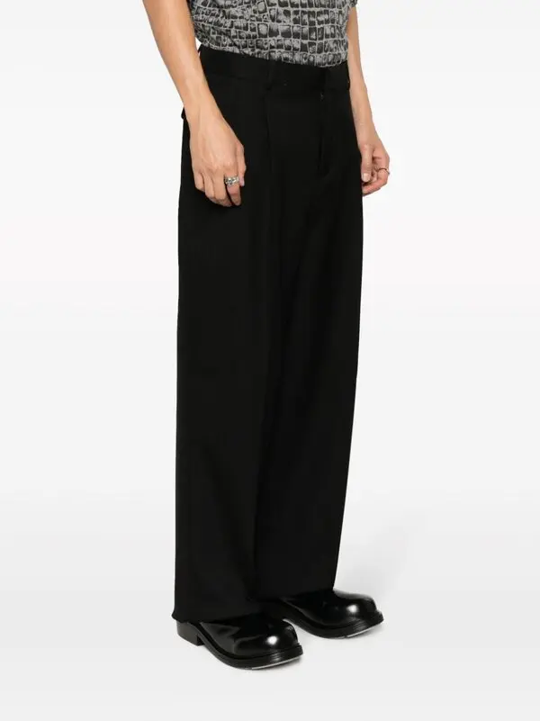 Versace Wool Tailored Trousers