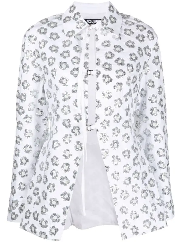 Jacquemus La Chemise Lavoir Brodée Embellished Shirt