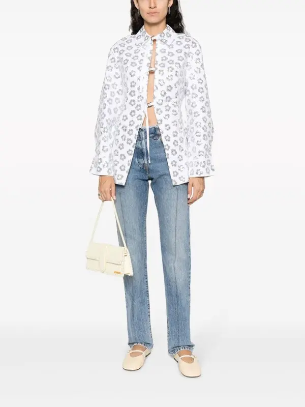 Jacquemus La Chemise Lavoir Brodée Embellished Shirt