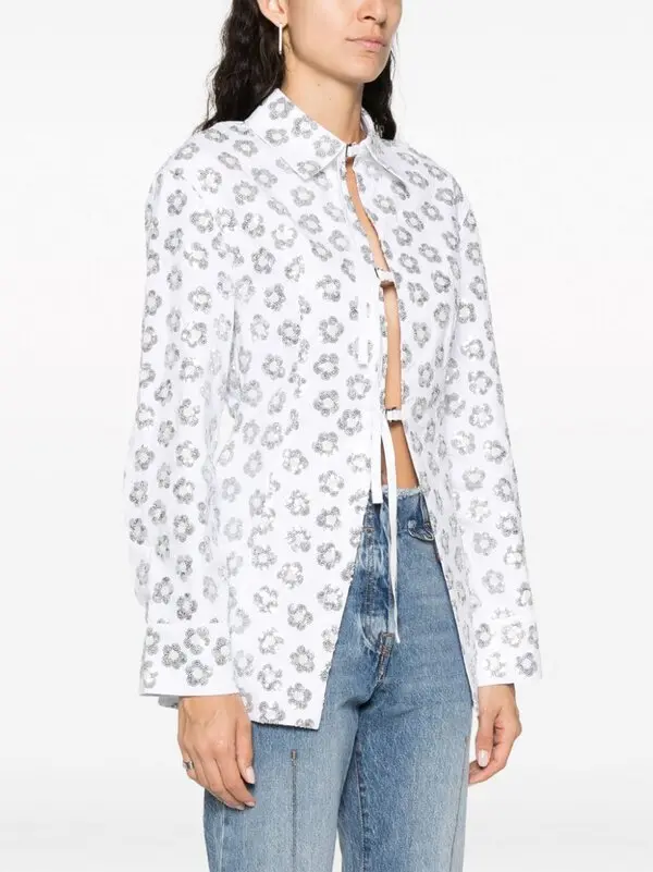 Jacquemus La Chemise Lavoir Brodée Embellished Shirt