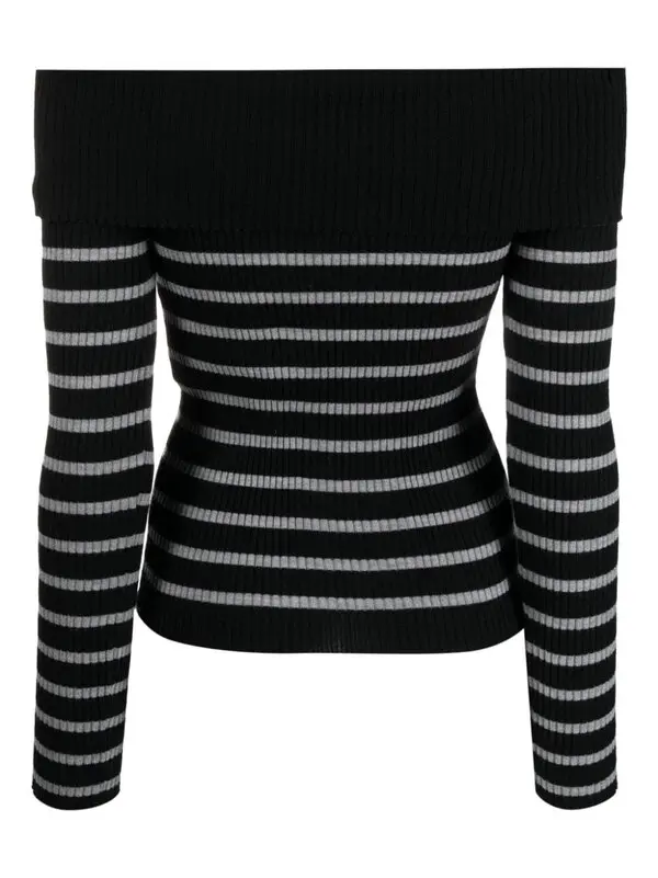 SEMICOUTURE Striped Virgin Wool Jumper