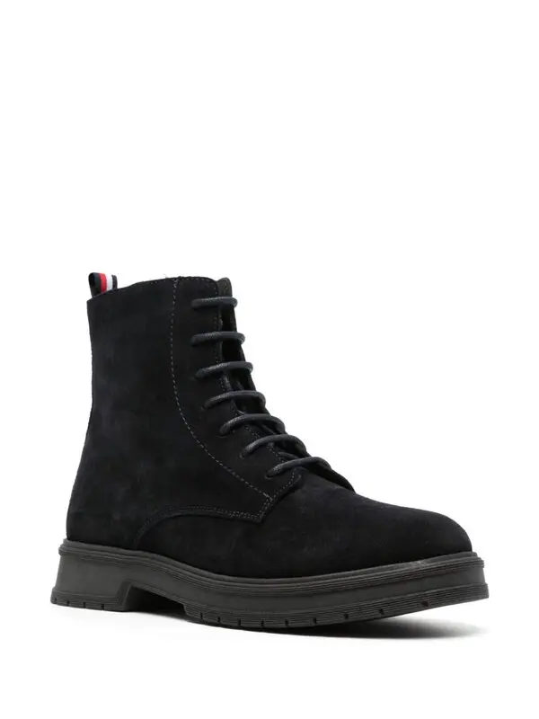 Tommy Hilfiger Core Suede Boots - Blue