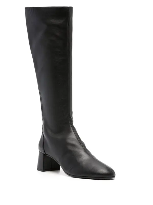 AQUAZZURA Saint Honore 50 Leather Knee-high Boots