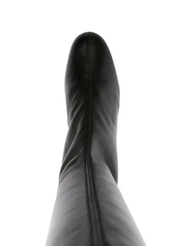 AQUAZZURA Saint Honore 50 Leather Knee-high Boots