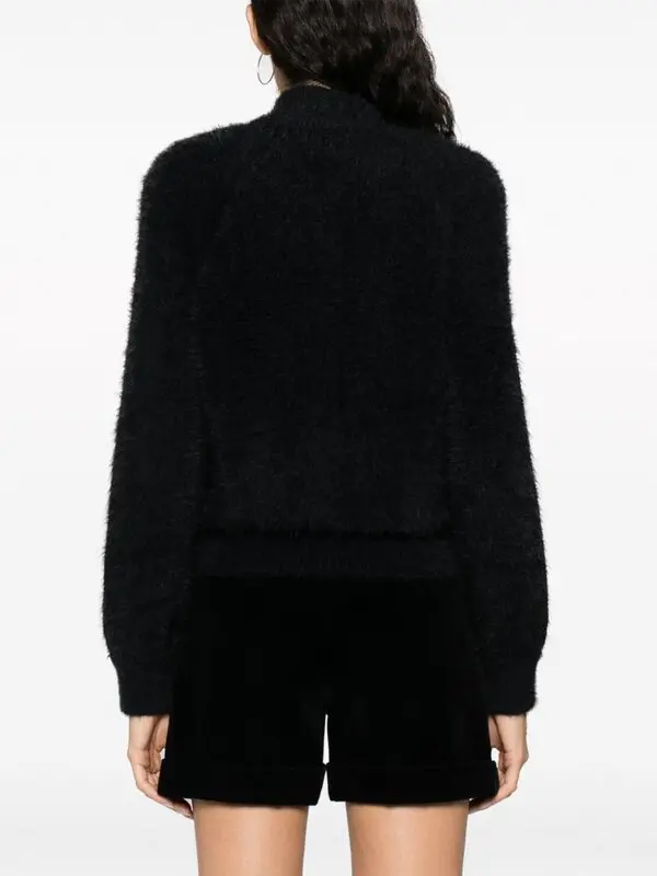 Alberta Ferretti Brushed-effect Cardigan
