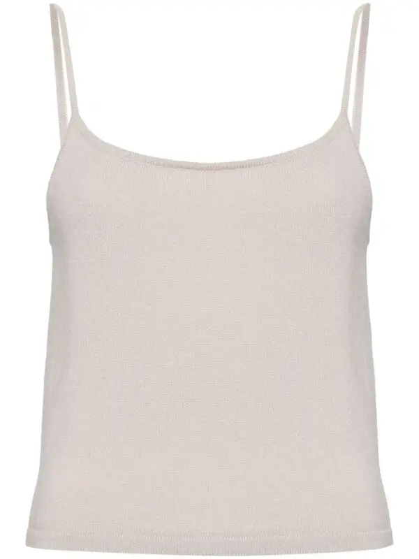 TEDDY CASHMERE Rapallo Knitted Top - Grey