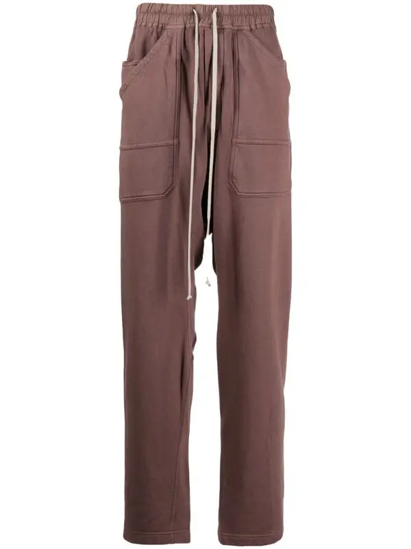 Rick Owens Drawstring-waistband Drop-crotch Trousers