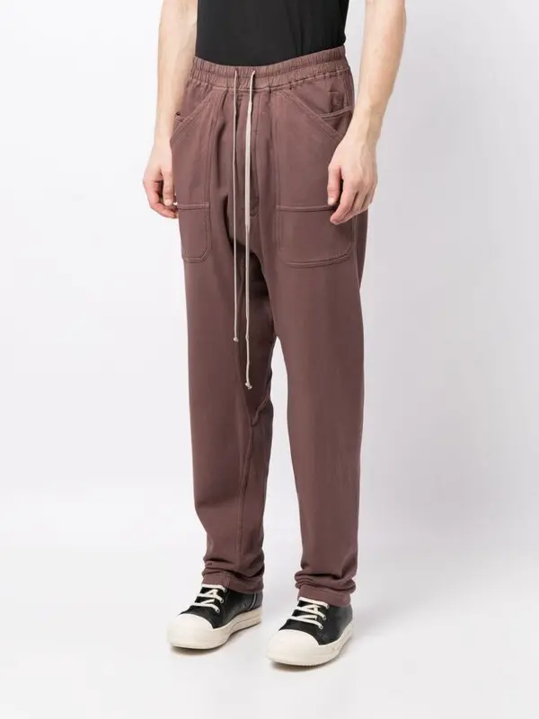 Rick Owens Drawstring-waistband Drop-crotch Trousers