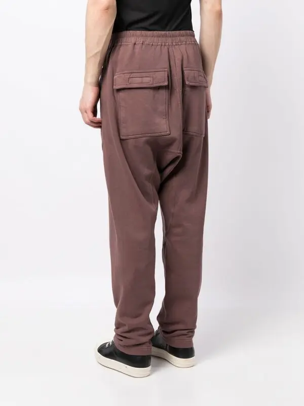 Rick Owens Drawstring-waistband Drop-crotch Trousers