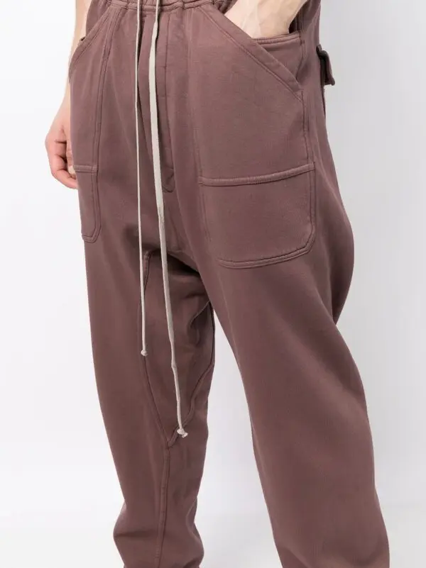 Rick Owens Drawstring-waistband Drop-crotch Trousers