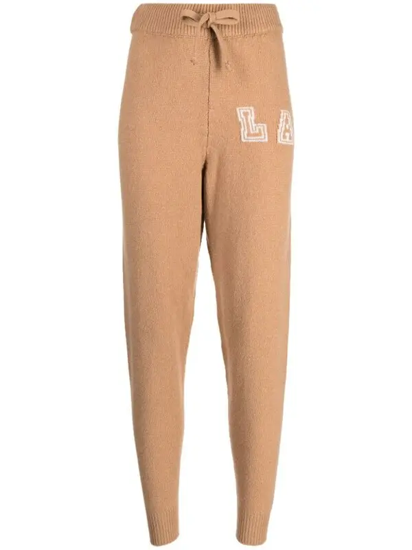 Joshua Sanders Patterned Intarsia-knit Track Pants