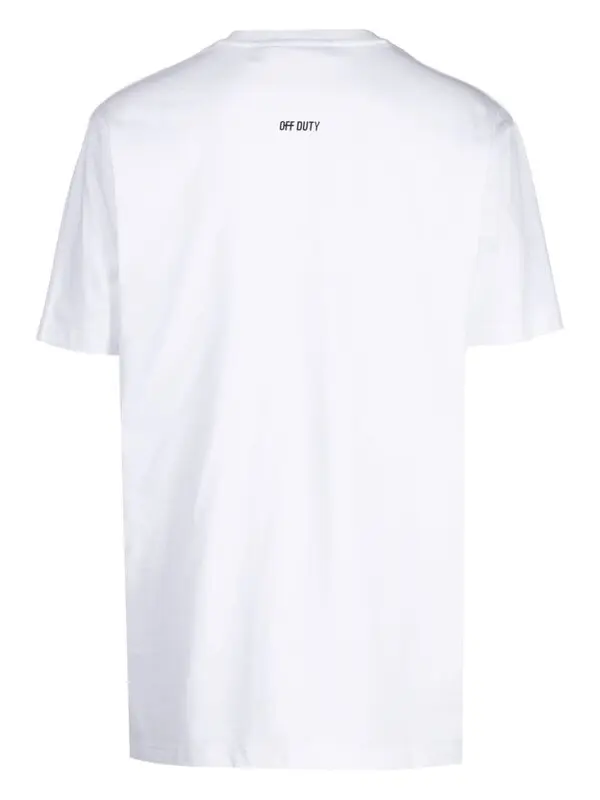 OFF DUTY Split Logo-print T-shirt