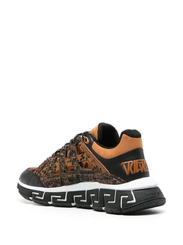 Versace Trigreca Dalmatian-print Sneakers