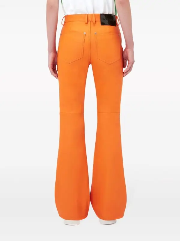 JW Anderson Leather Bootcut-leg Trousers