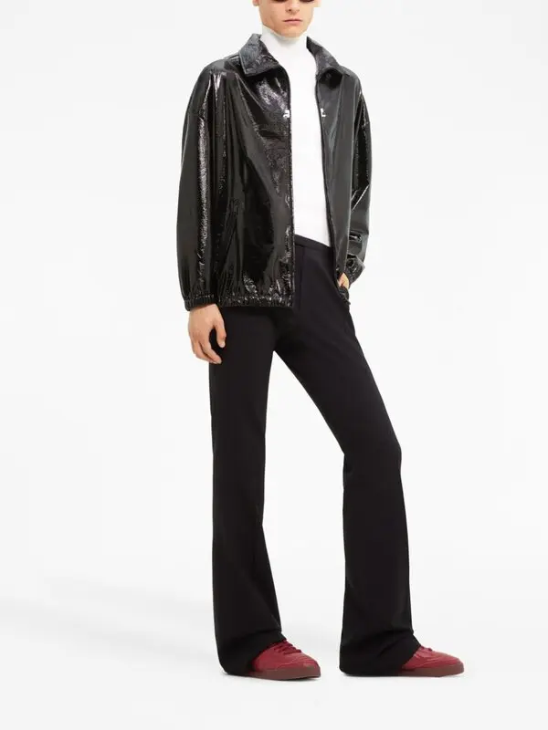COURREGES Logo-print Zipped Lightweight Jacket