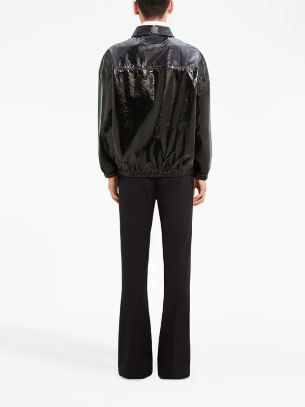 COURREGES Logo-print Zipped Lightweight Jacket