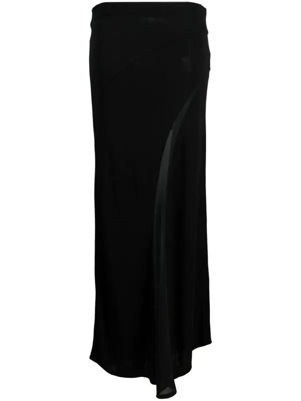 Calvin Klein Draped High-waist Maxi Skirt