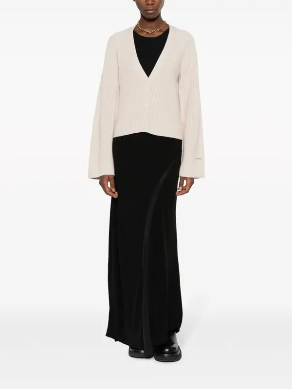 Calvin Klein Draped High-waist Maxi Skirt