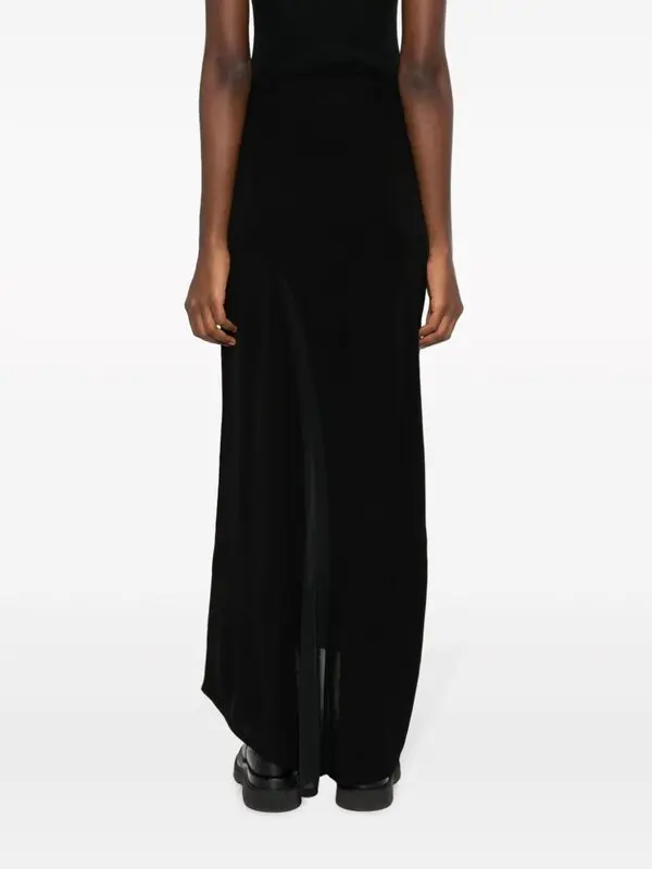 Calvin Klein Draped High-waist Maxi Skirt