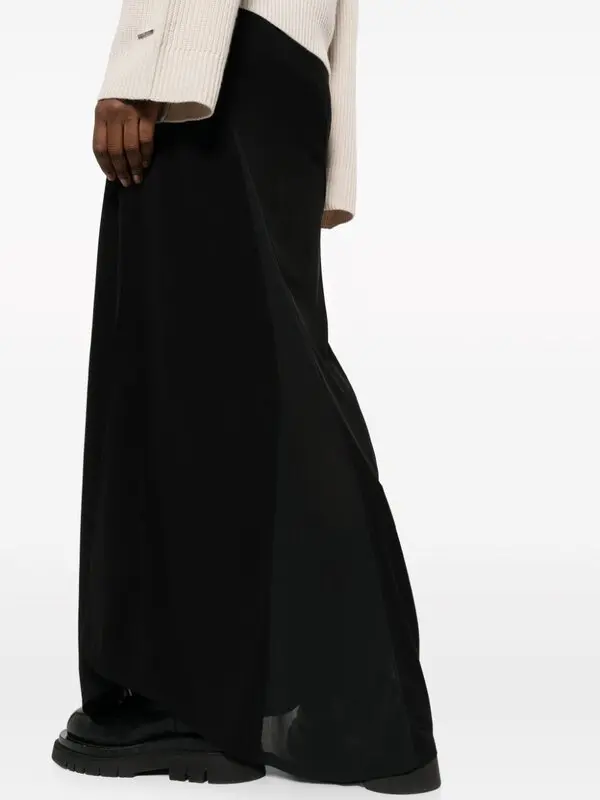 Calvin Klein Draped High-waist Maxi Skirt