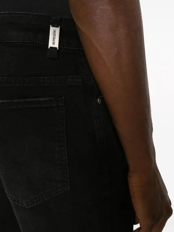 REPRESENT R1 Destroyer Skinny Jeans - Black