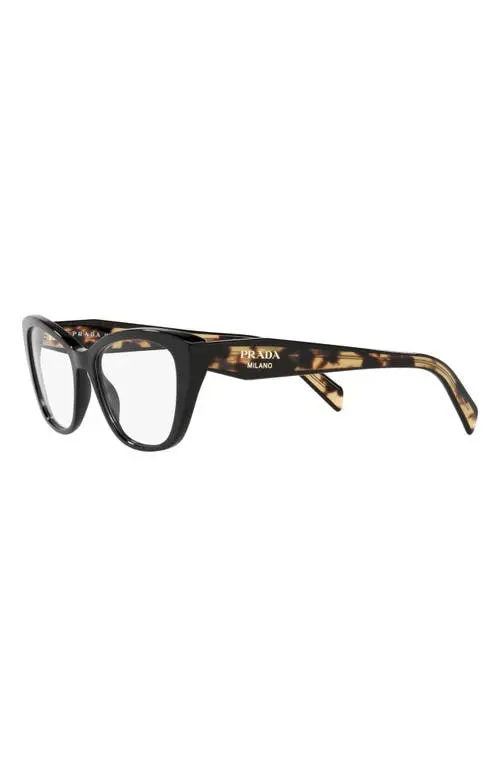 Prada - Prada 52mm Cat Eye Optical Glasses