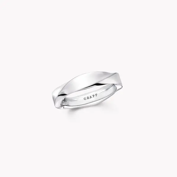 Graff Spiral Band - White Gold