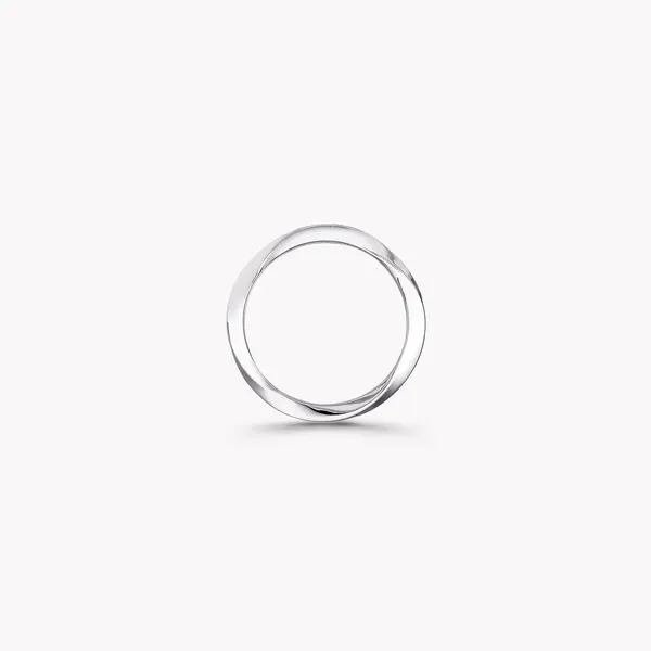 Graff Spiral Band Ring 3.5mm - White Gold