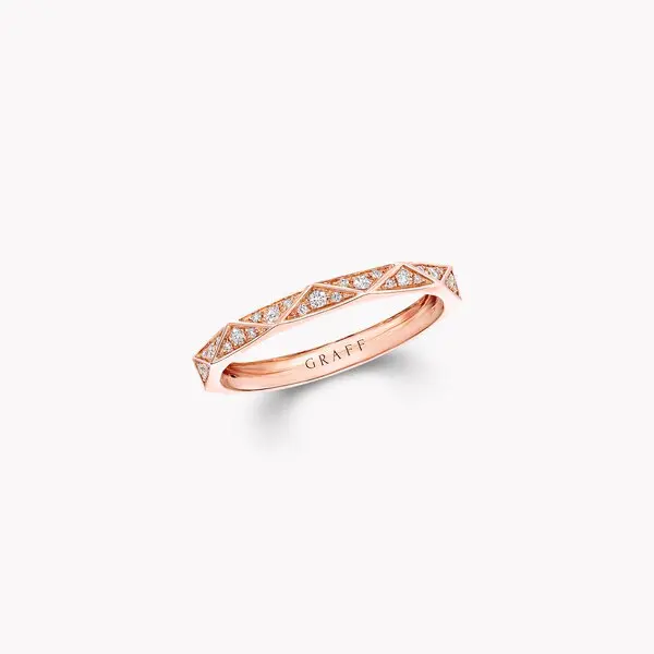 Graff Laurence Signature Diamond Band - Rose Gold