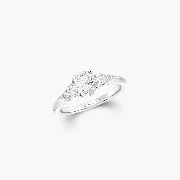 Graff Promise Round Diamond Engagement Ring - Platinum