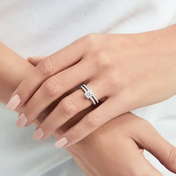 Graff Thread Set Diamond Wedding Band - Platinum