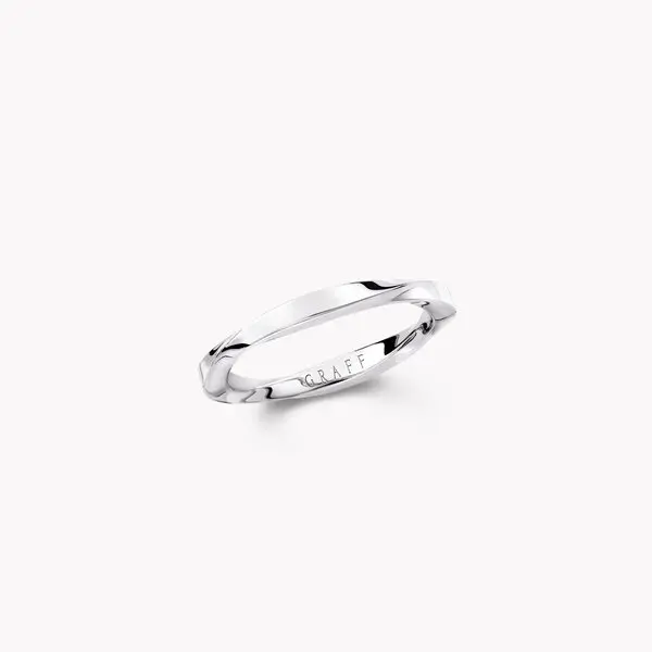 Graff Spiral Band - White Gold