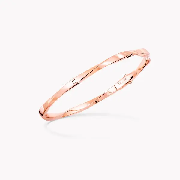 Graff Spiral Bangle - Rose Gold