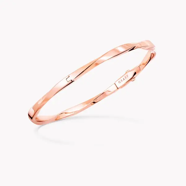 Graff Spiral Bangle - Rose Gold